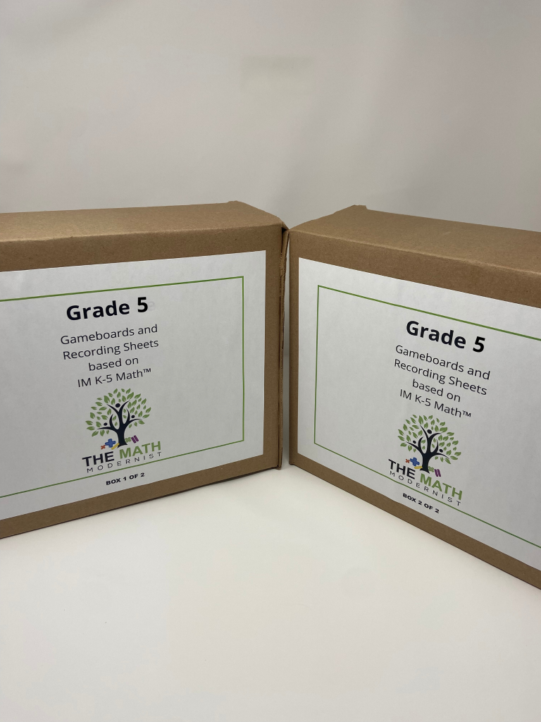 Grade 5 Card Deck and Game Board Bundle based on IM K-5 Math™ | The ...
