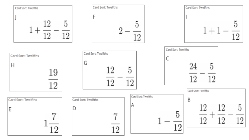 Leveraging the Low Floor and High Ceiling of Card Sorts | The Math ...