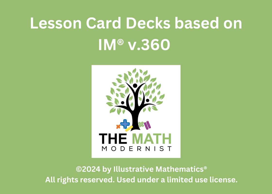 Grade 3 Lesson Card Decks based on IM® v.360 ©2024 by Illustrative ...